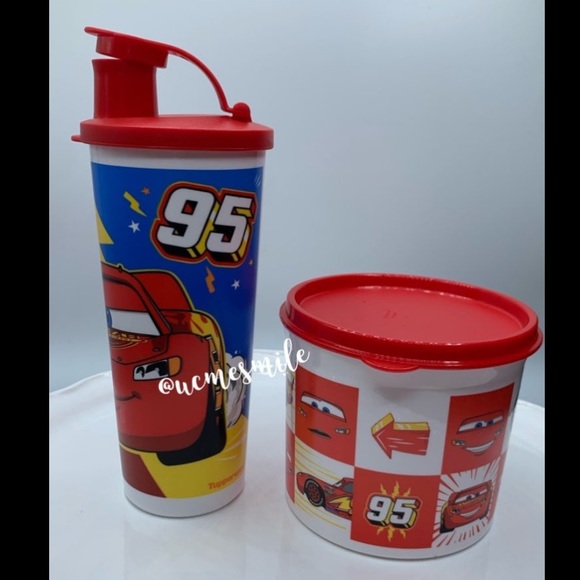 Tupperware | Kitchen | Tupperware Disney Cars Lightening Mcqueen Lunch ...